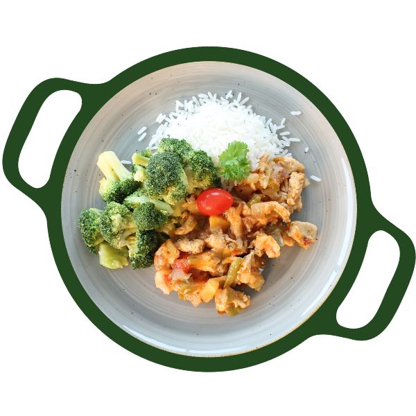 Vers voor Thuis - Vegetarische kip jambalaya, broccoli en rijst (Vega)